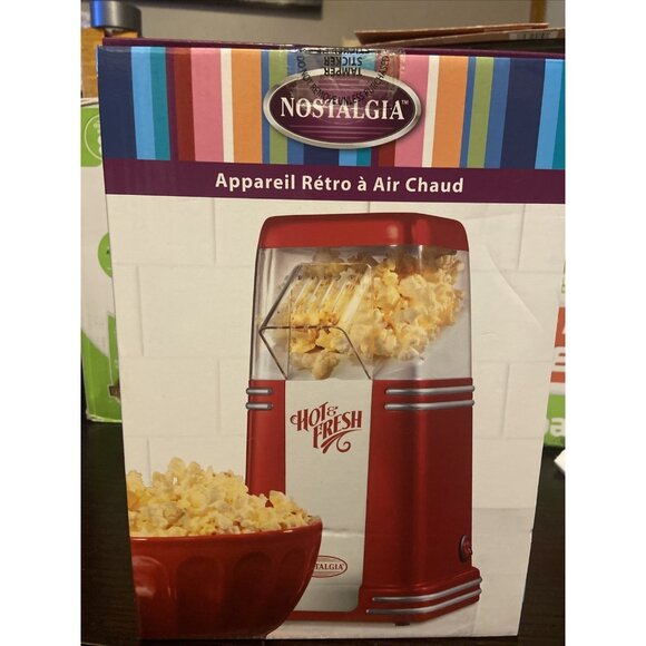Nostalgia | Kitchen | Popcorn Maker Nostalgia Hot Fresh Popcorn Maker ...